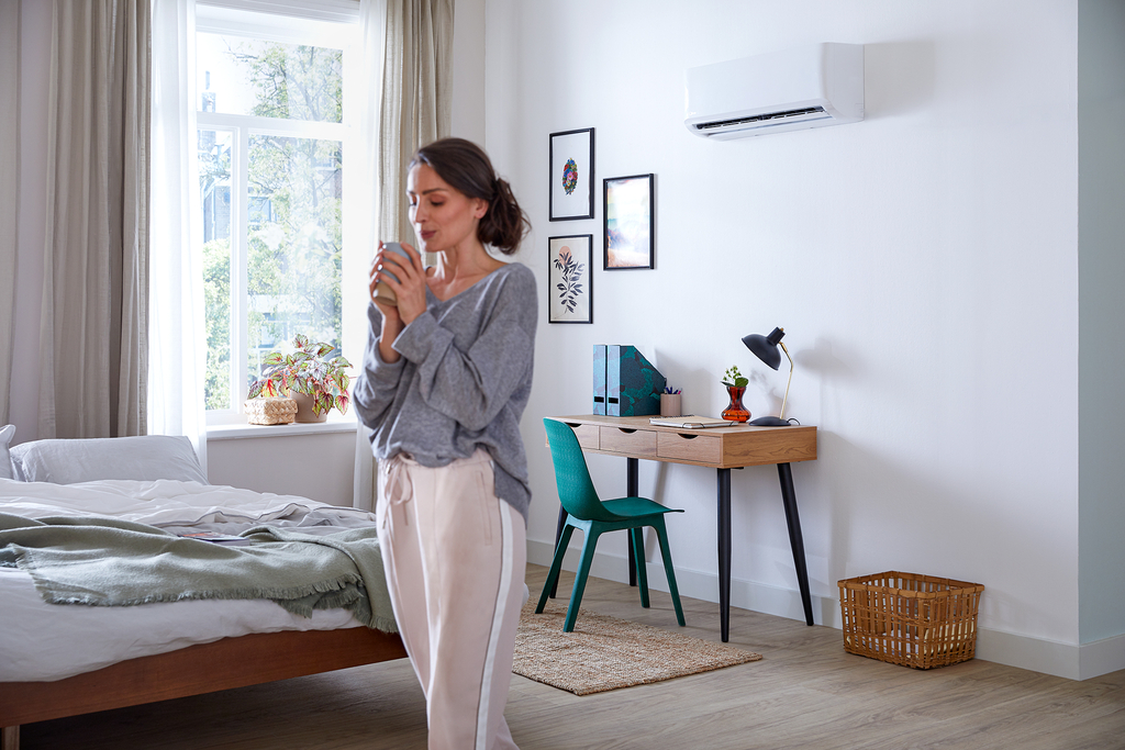 Split unit air conditioner voorgevuld SC 6035 wit